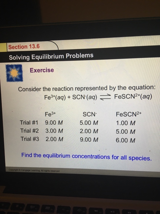 Solved Section 13.6 Solving Equilibrium Problem:s Exercise | Chegg.com