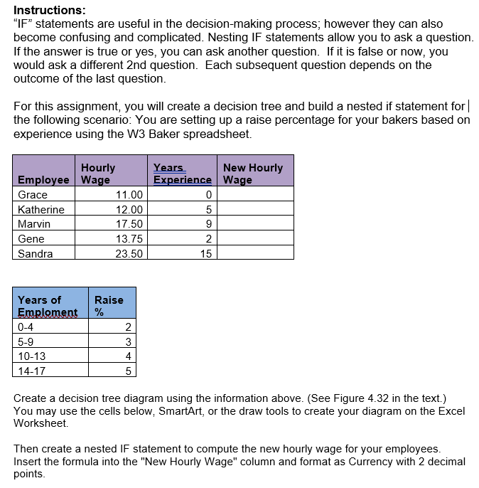 Solved Instructions: “IF” statements are useful in the | Chegg.com