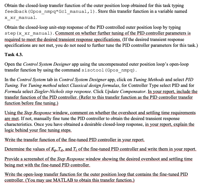 Tasks In your report, you must include all necessary | Chegg.com