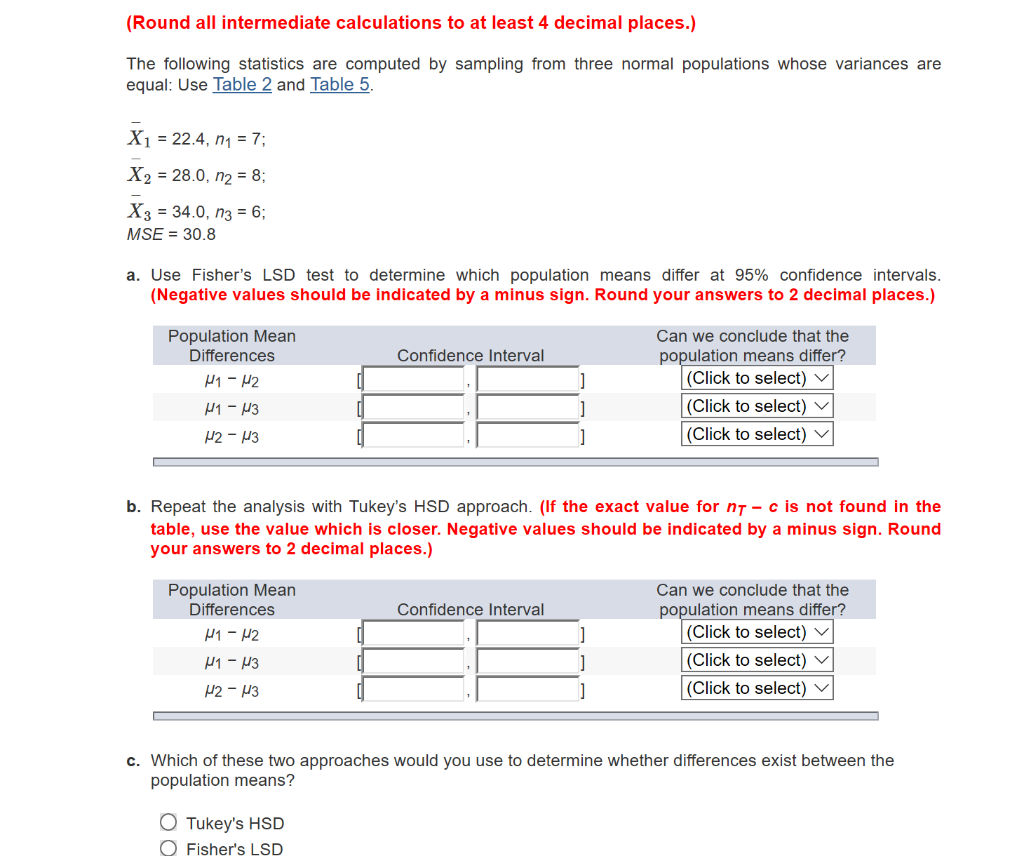Solved (Round all intermediate calculations to at least 4 | Chegg.com
