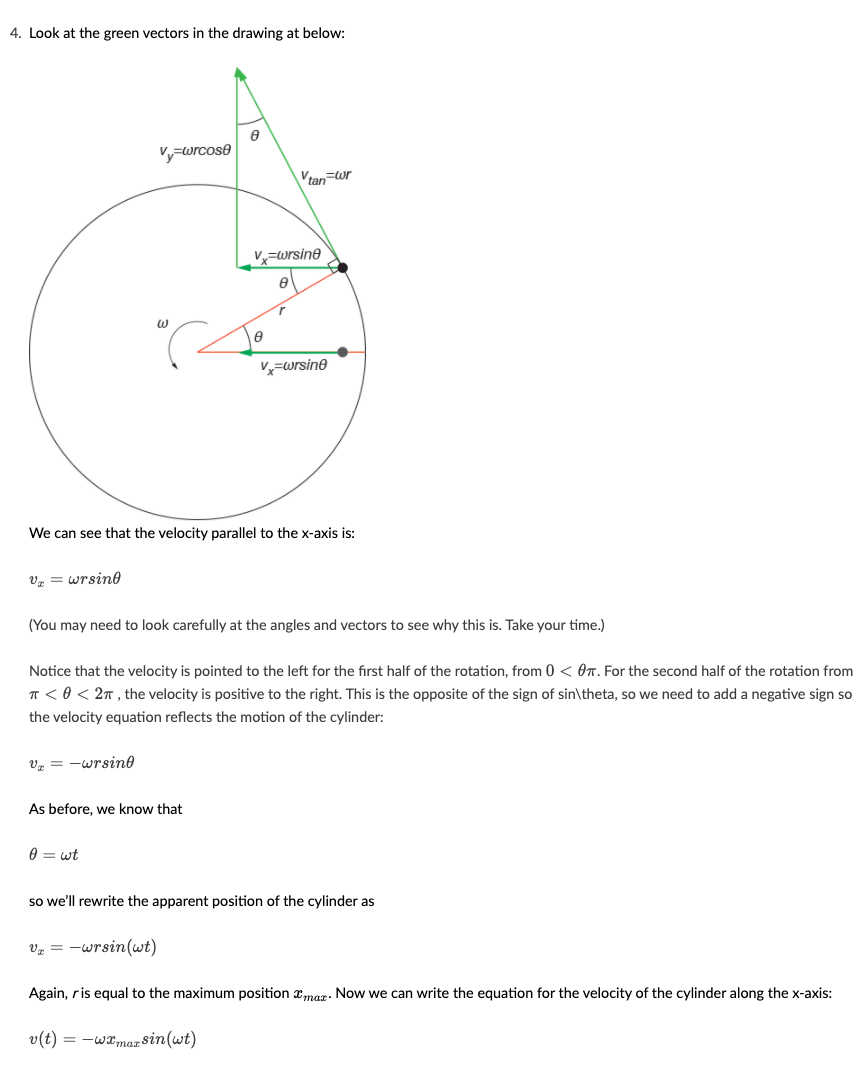 Solved tangential velocity, ﻿v_{tan}vtan ﻿, of the black | Chegg.com