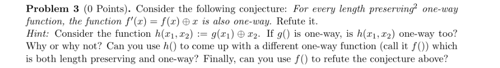 Solved Problem 3 0 ﻿points ﻿consider The Following