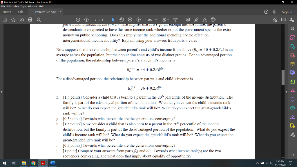 Problem Set 7.pdf - Adobe Acrobat Reader DC File Edit | Chegg.com