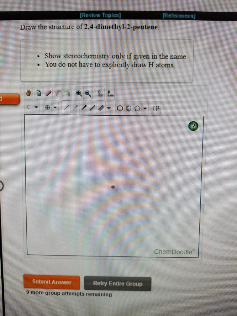 Solved Review Topics References] Draw the structure of | Chegg.com