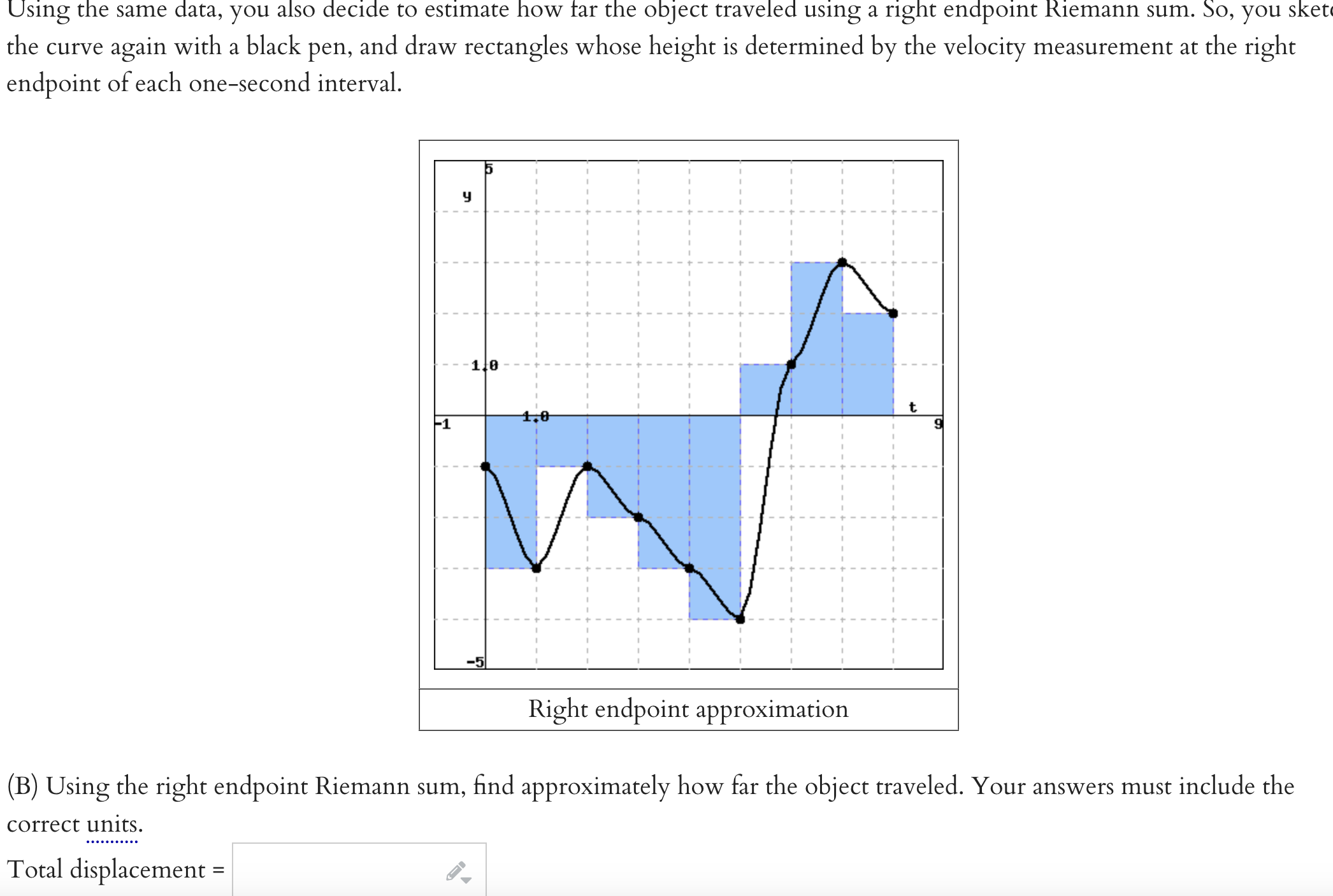 Solved Your task is to estimate how far an object traveled | Chegg.com