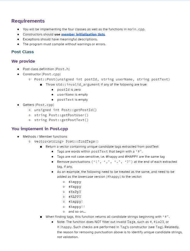 Solved HW: Hello, CPPeers! Overview Objectives 1. Practice | Chegg.com