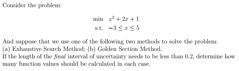 Solved Consider the problem: min 22 + 2.C +1 s.t. -3 | Chegg.com