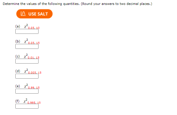 Solved Determine the values of the following quantities. | Chegg.com