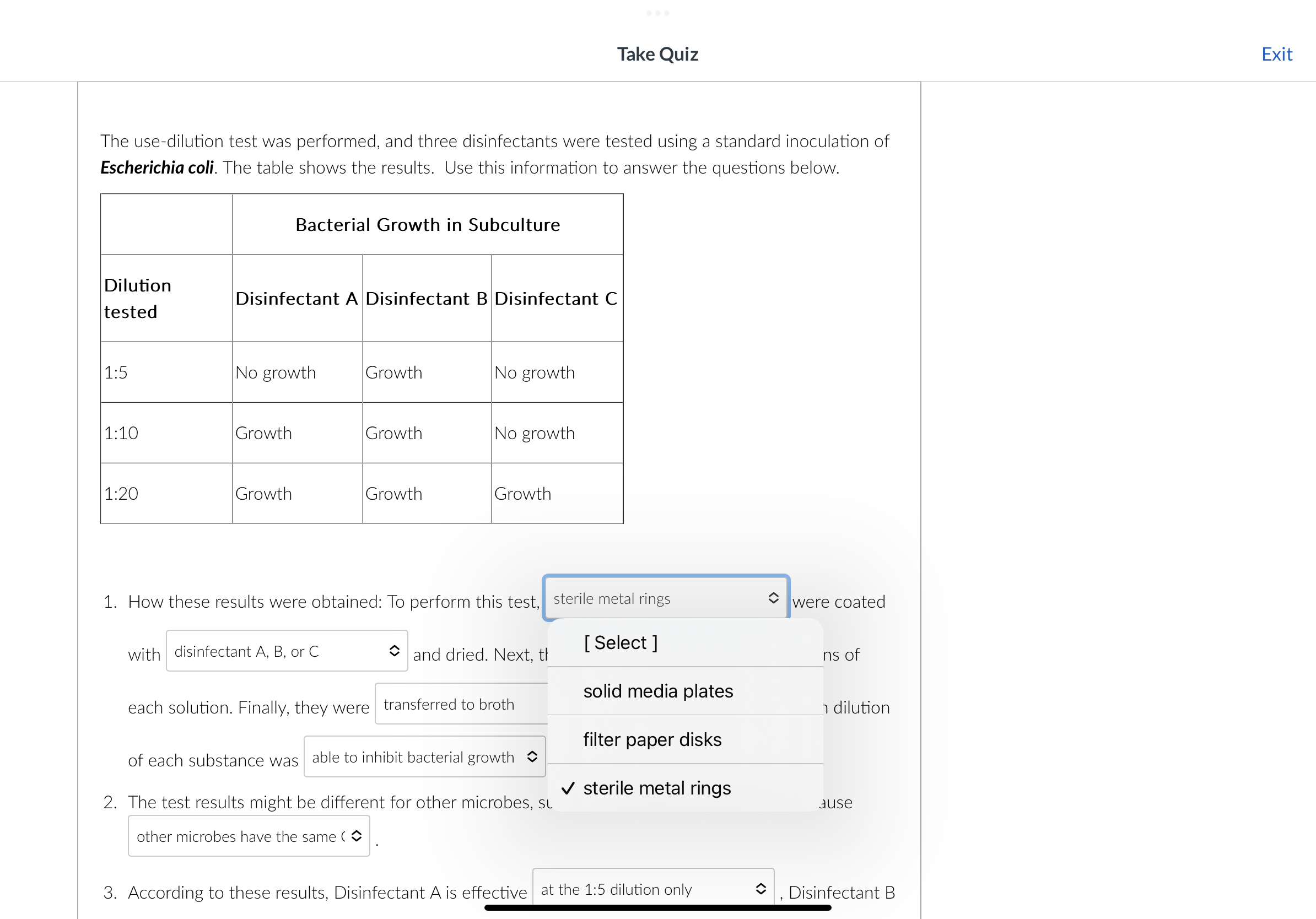 Solved 1. How these results were obtained: To perform this | Chegg.com