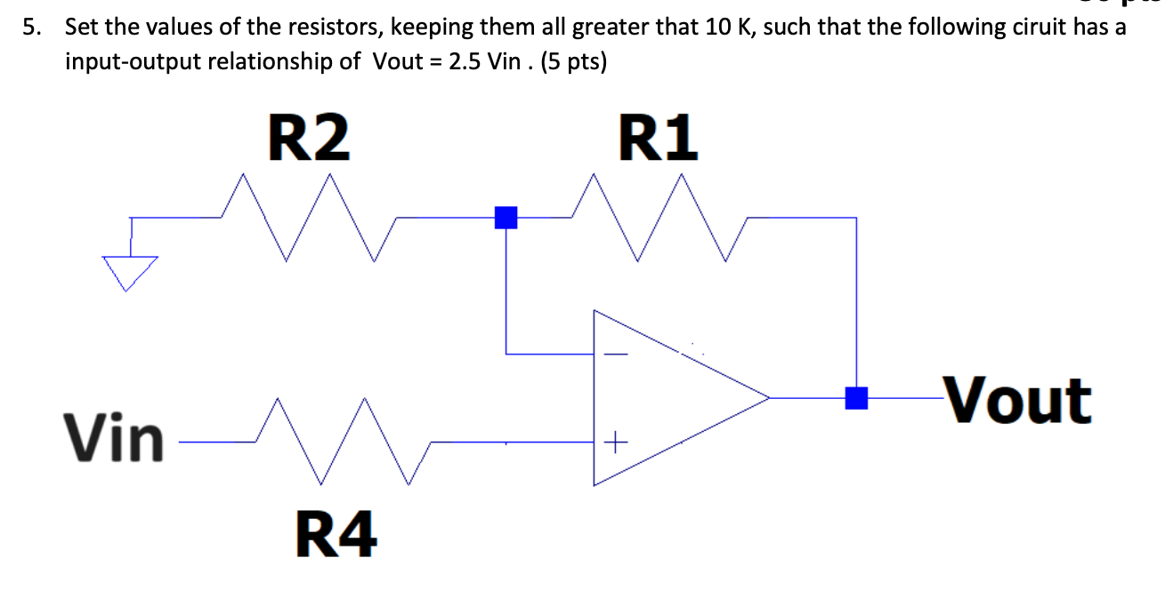 Solved Set the values of the resistors, keeping them all | Chegg.com