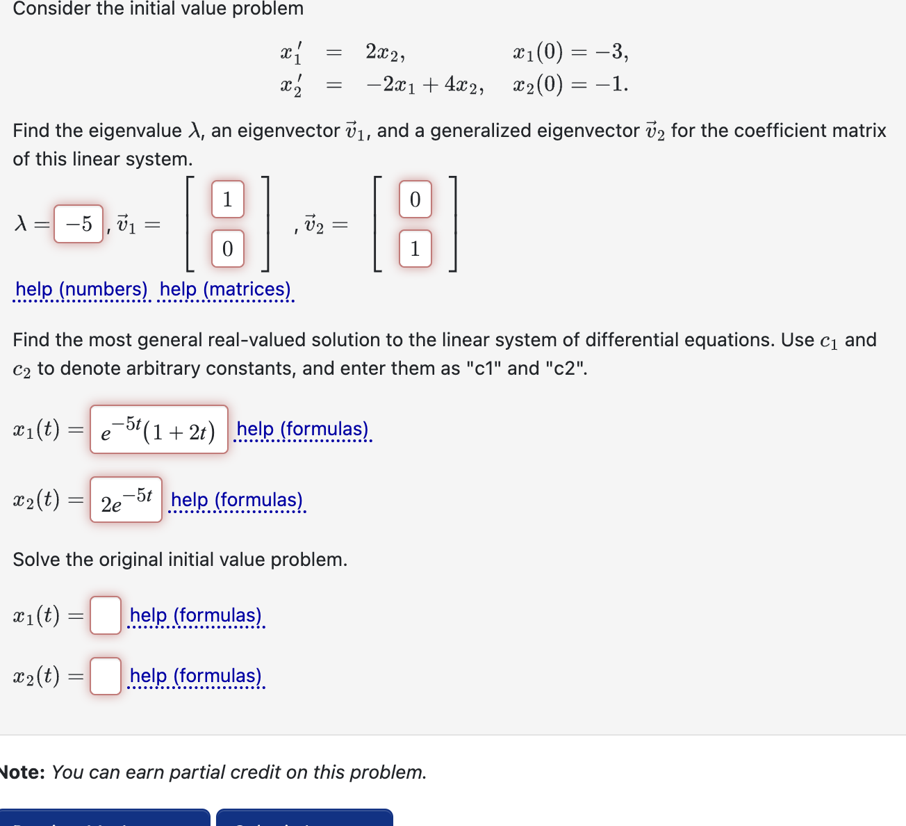 Solved Consider the initial value | Chegg.com