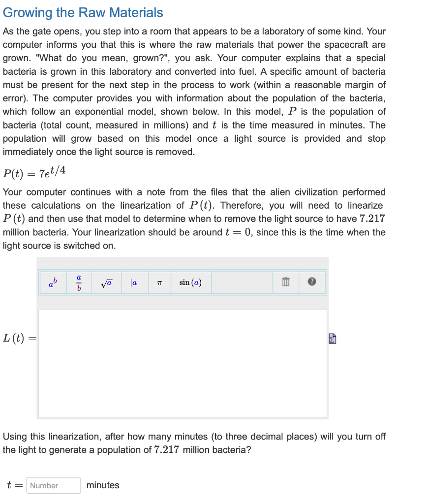 Solved Growing the Raw Materials As the gate opens, you step | Chegg.com
