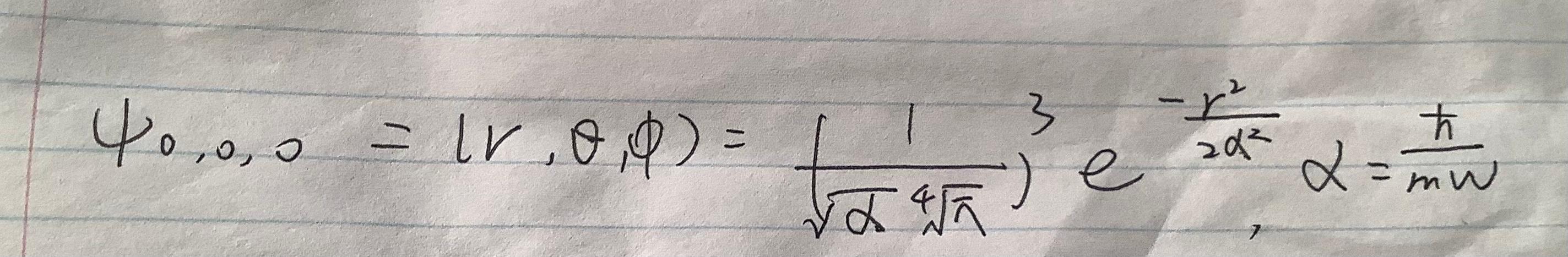 Solved Separate the wave function for a harmonic oscillator | Chegg.com
