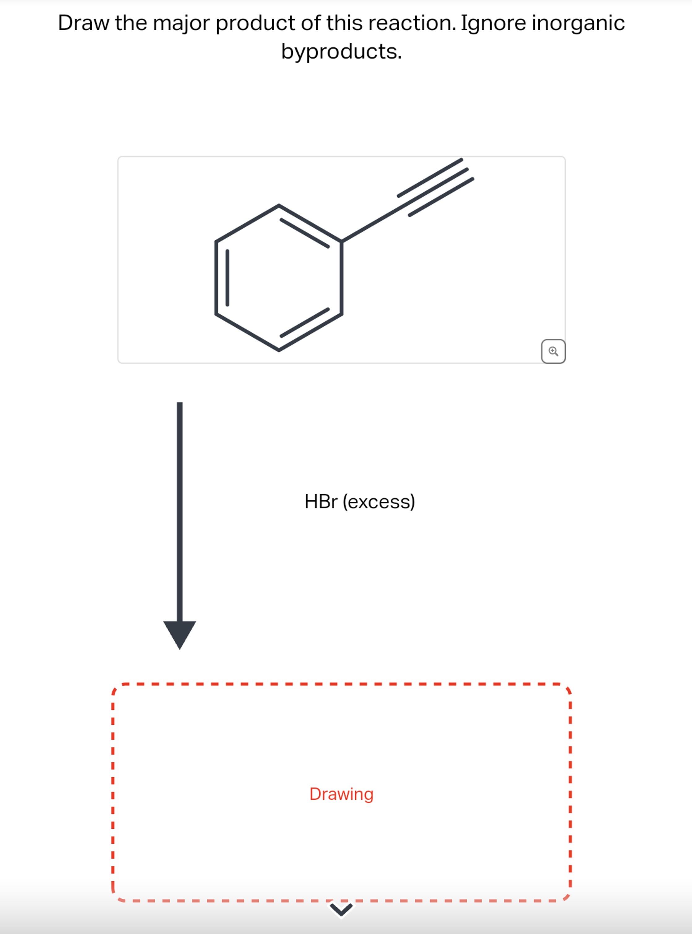 Solved Draw the major product of this reaction. Ignore | Chegg.com