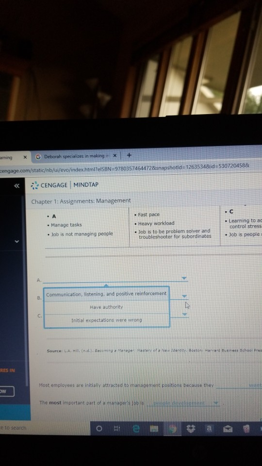 Solved: Chapter 1: Assignments: Management MAIN MENU SBack... | Chegg.com