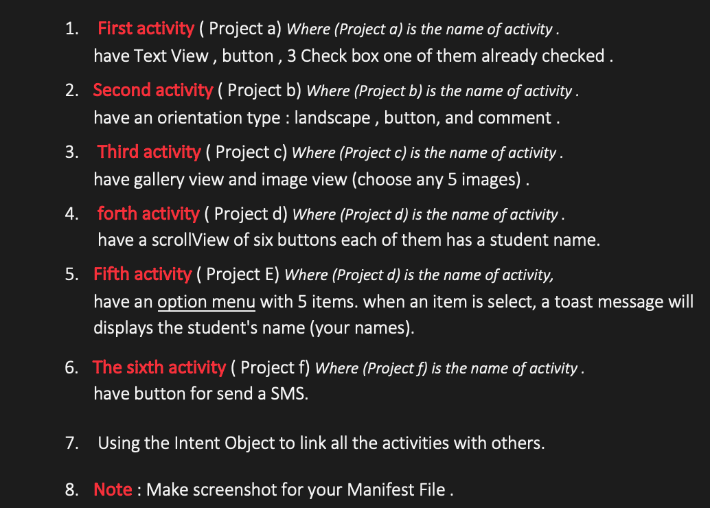 Solved 1. First activity ( Project a) Where (Project a) is | Chegg.com