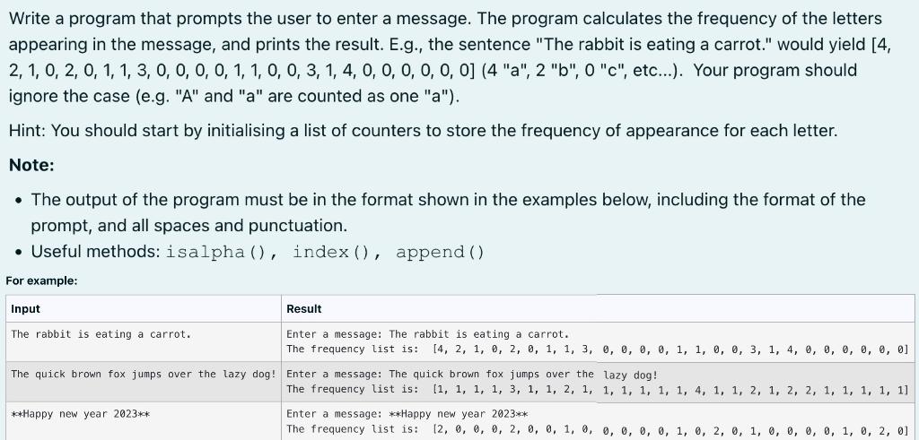 Solved Write A Program That Prompts The User To Enter A 