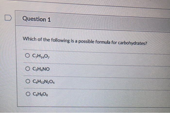 Solved Question 1 Which of the following is a possible | Chegg.com
