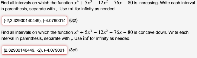 Solved Find all intervals on which the function | Chegg.com