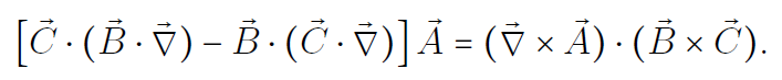 Solved [C.(B.V) - B (Cv)] = (V x 4) (B x C). | Chegg.com