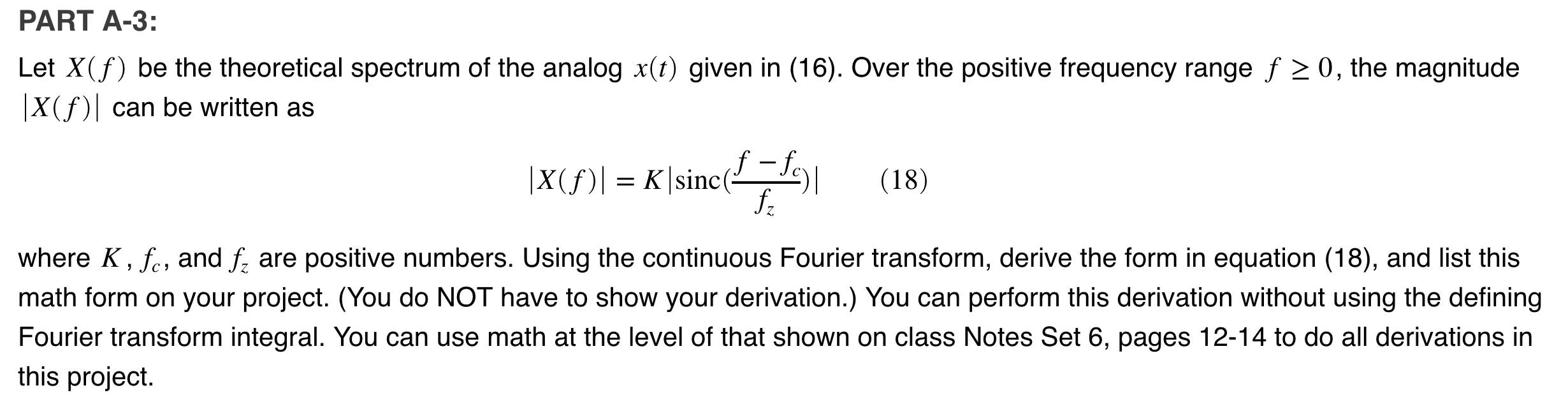 Solved PROJECT STATEMENT for Part A: In this section of the | Chegg.com