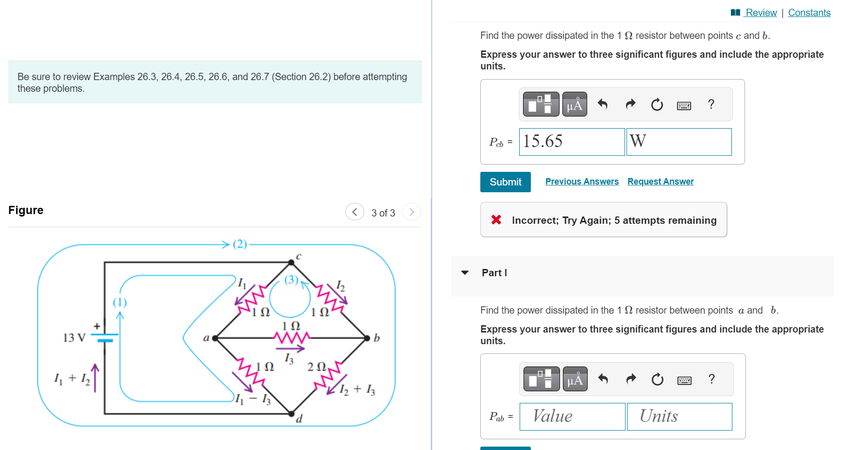 Solved Find the power dissipated in the 1Ω resistor between | Chegg.com