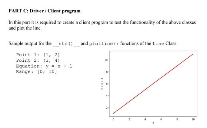 Solved Problem Description: PART A: Creating a Point class. | Chegg.com