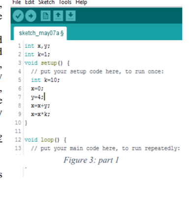 Solved Q In Part 1, add “Serial.println(x);" after Line 7, | Chegg.com