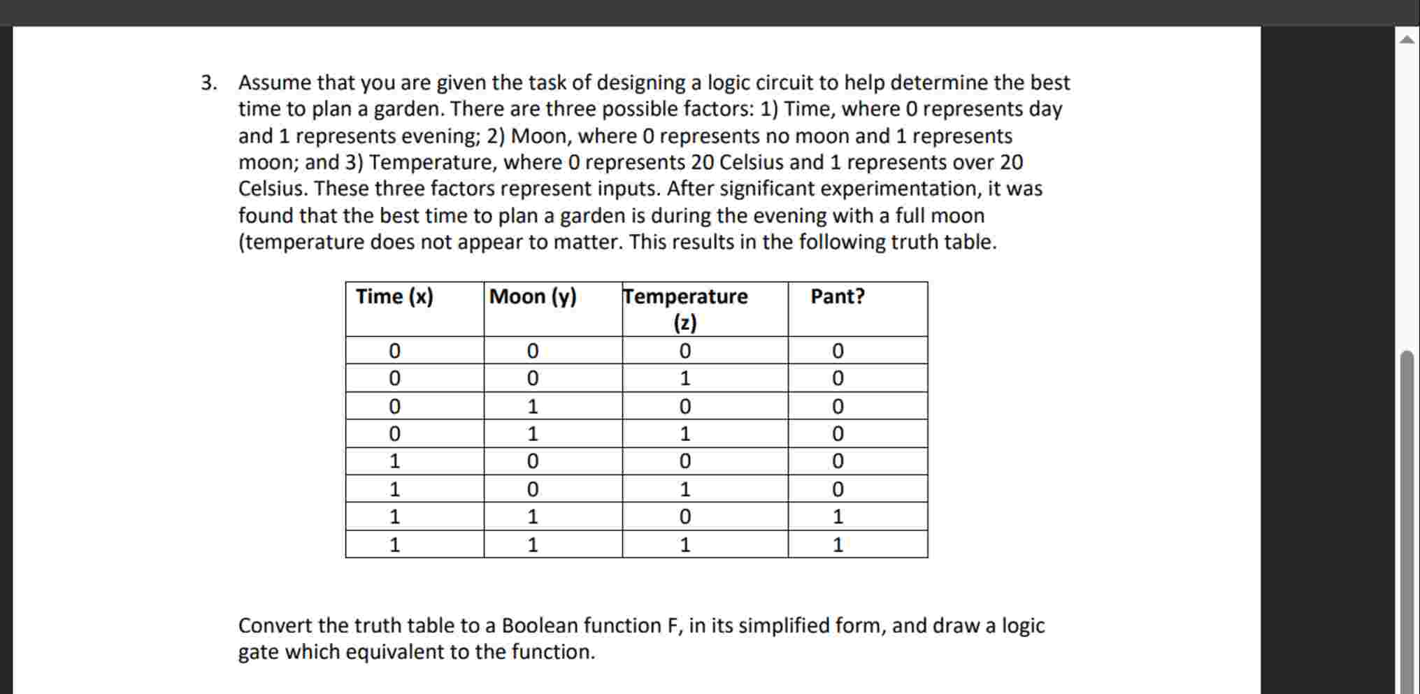Solved 3. ﻿Assume that you are given the task of designing a | Chegg.com