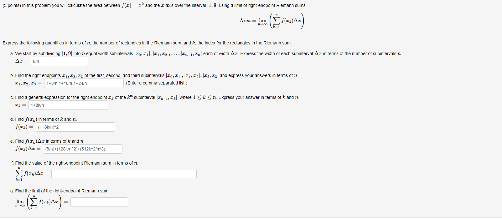 Solved ooints) In this problem you will calculate the area | Chegg.com