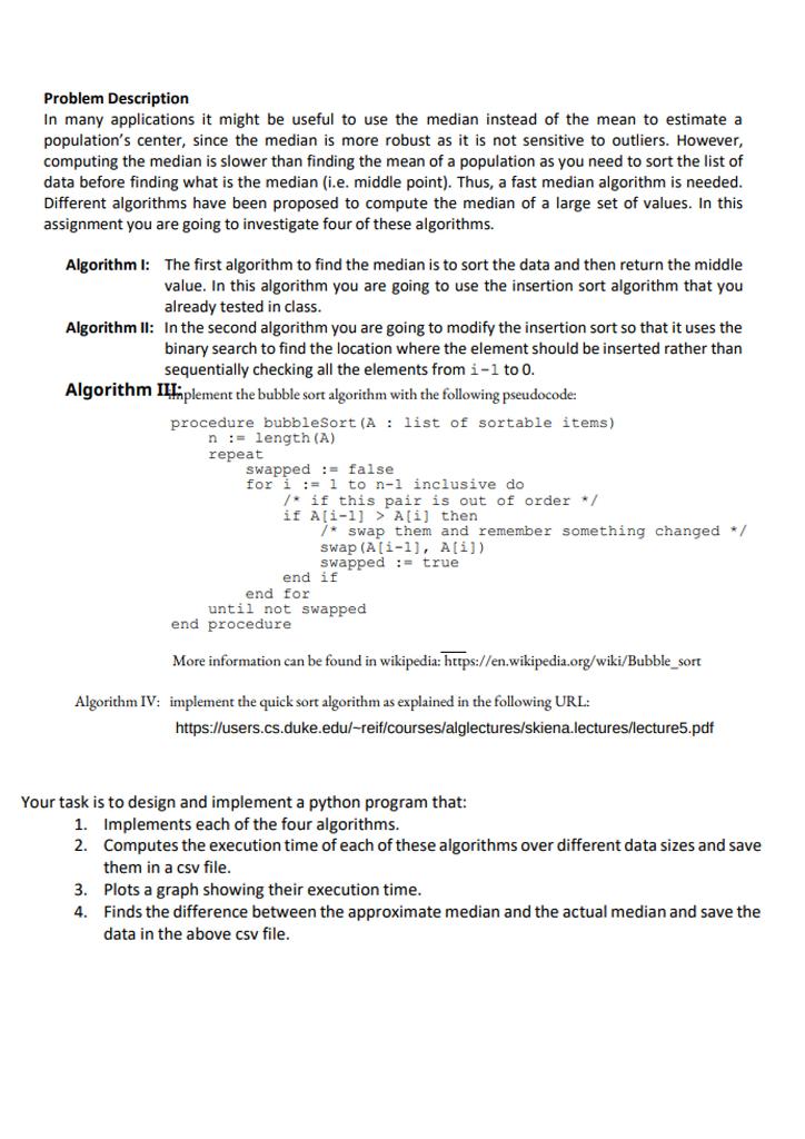 Problem Description In many applications it might be | Chegg.com