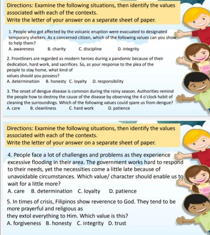 Directions: Read and analyze each of the excerpts to | Chegg.com