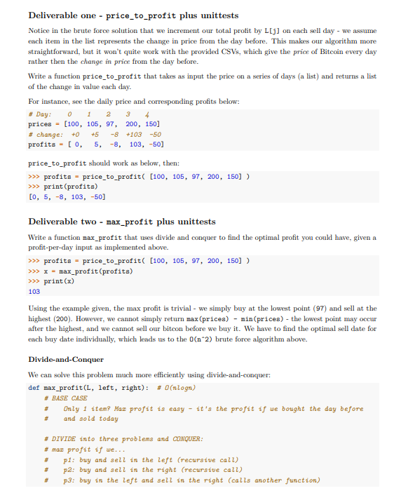 Solved Module 7 Homework - Divide and Conquer We have seen | Chegg.com