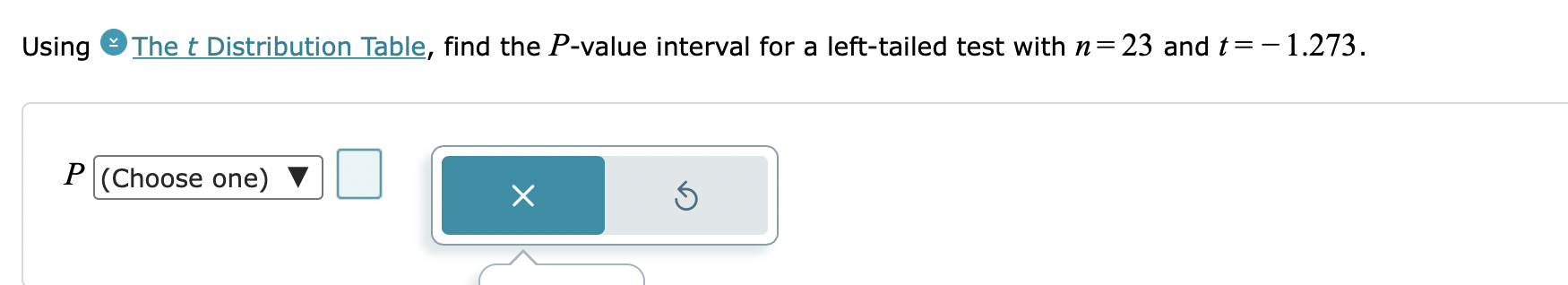 Solved Using The t Distribution Table, find the P-value | Chegg.com