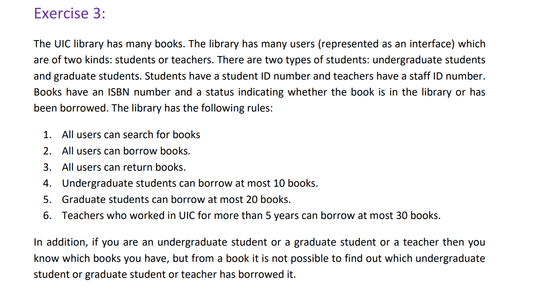 Extra Lab Requirements Extra Lab Requirement Use | Chegg.com