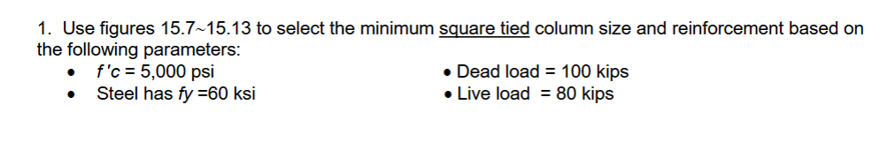 Solved Use figures 15.7∼15.13 to ﻿select the minimum square | Chegg.com