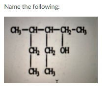 Solved Name the following: Name the following: Name the | Chegg.com