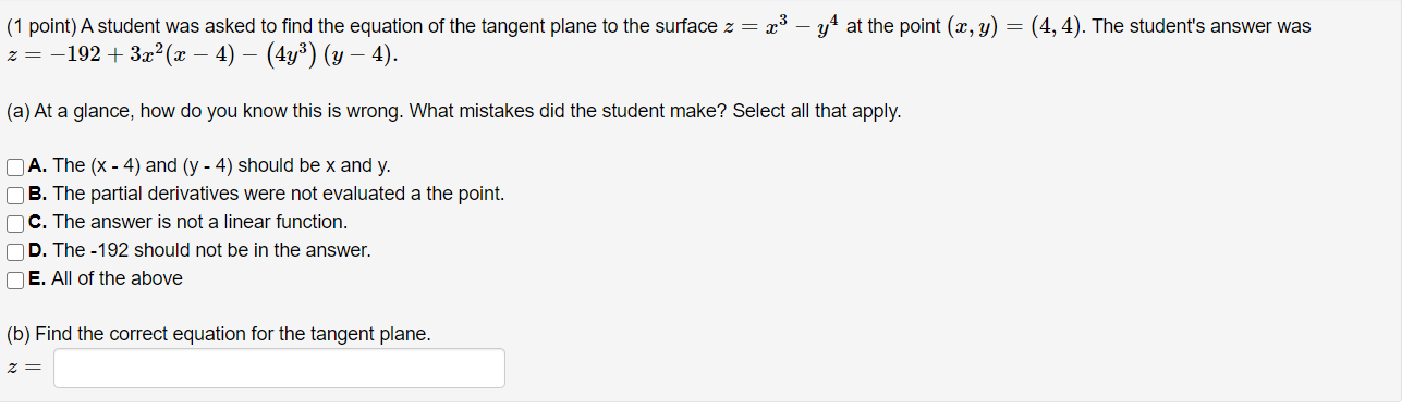 solved-1-point-a-student-was-asked-to-find-the-equation-of-chegg