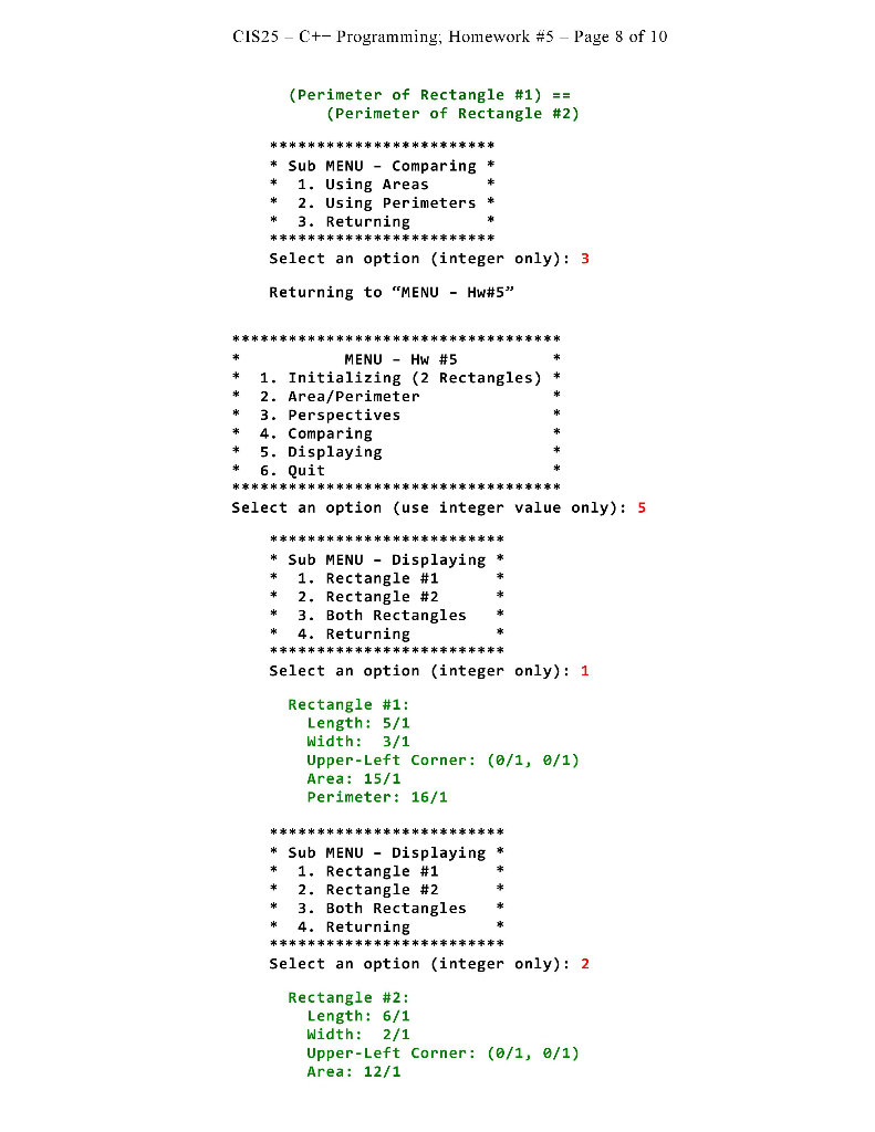 CIS25-C+-Programming, Homework #5-Page 1 of 10 | Chegg.com
