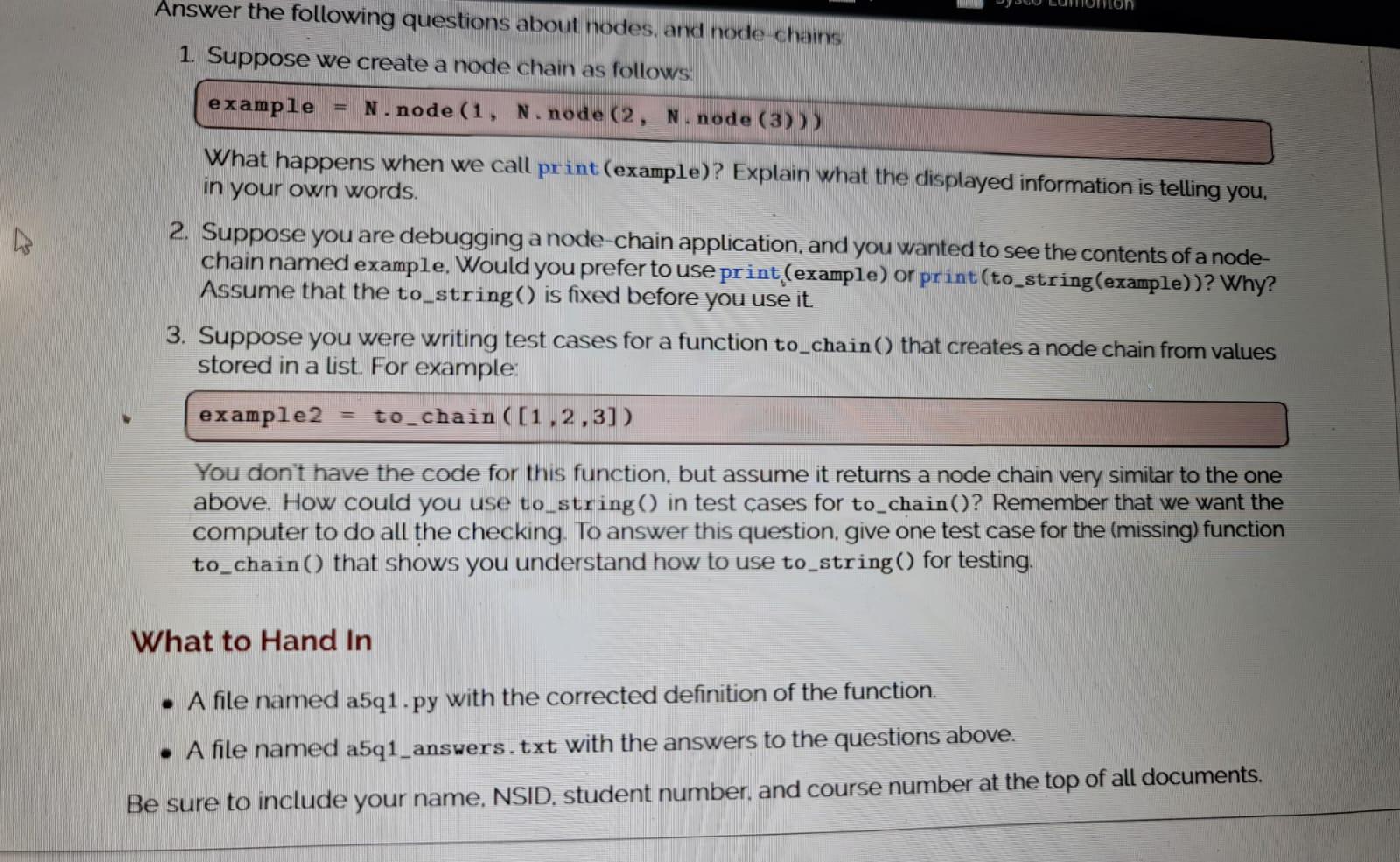 Solved Students will practice the following skills • | Chegg.com