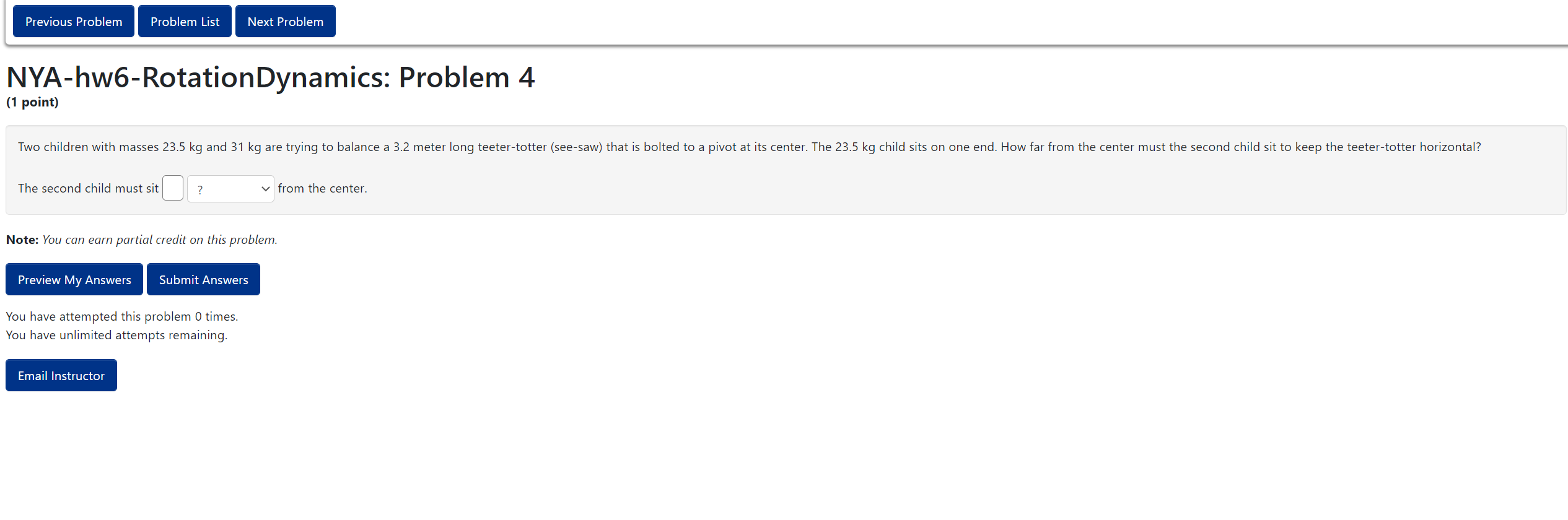 Solved NYA-hw6-RotationDynamics: Problem 4 The second child | Chegg.com