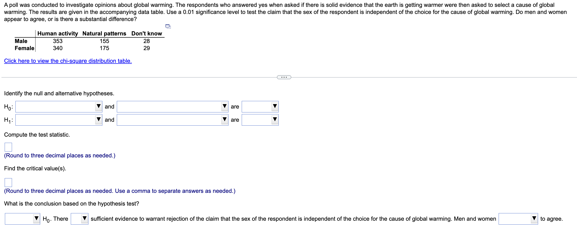 Solved Click here to view the chi-square distribution table. | Chegg.com