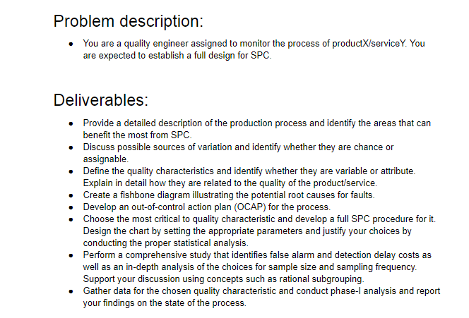 Problem Description You Are A Quality Engineer 5497