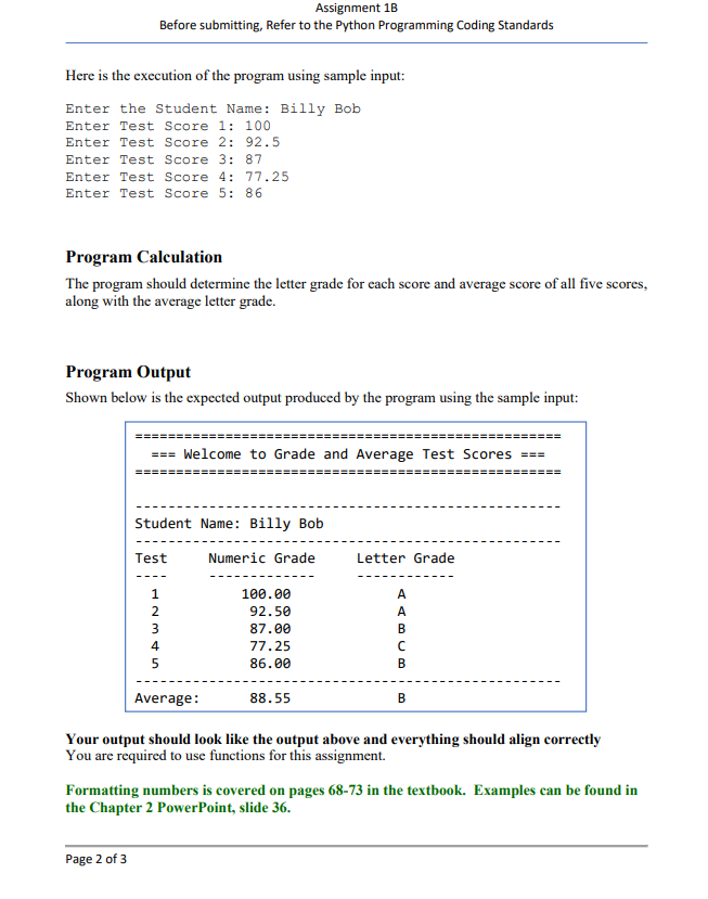 Solved Having issues getting the programs output to match | Chegg.com