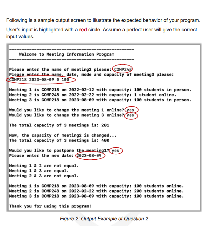 Solved Question \#2: Implementing a class (14 pts) a) A | Chegg.com