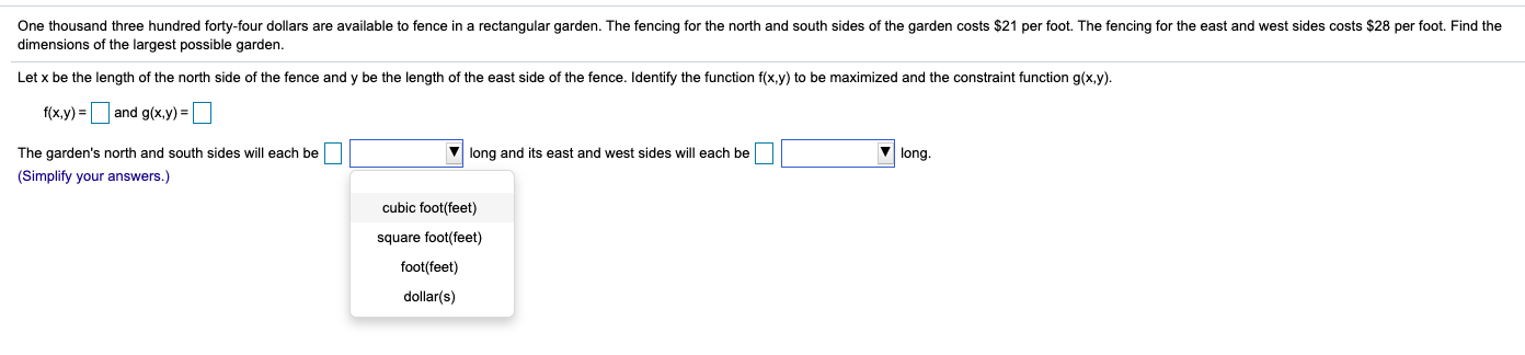 Solved Drop down is the same for both parts of the question. | Chegg.com