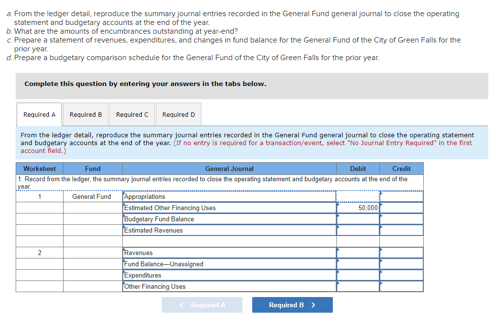 From the ledger detail, reproduce the summary journal | Chegg.com