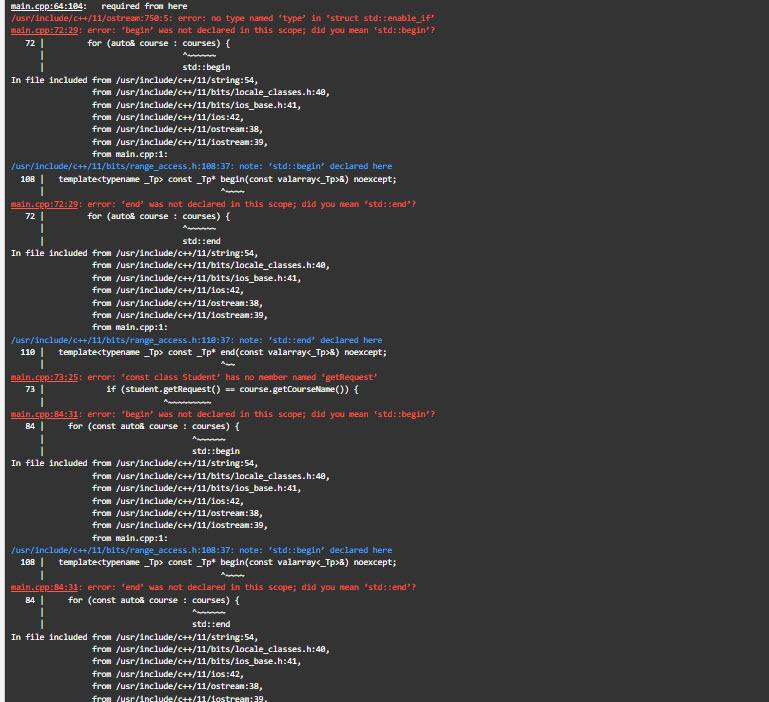 Solved I'm working on a C++ application that registers | Chegg.com