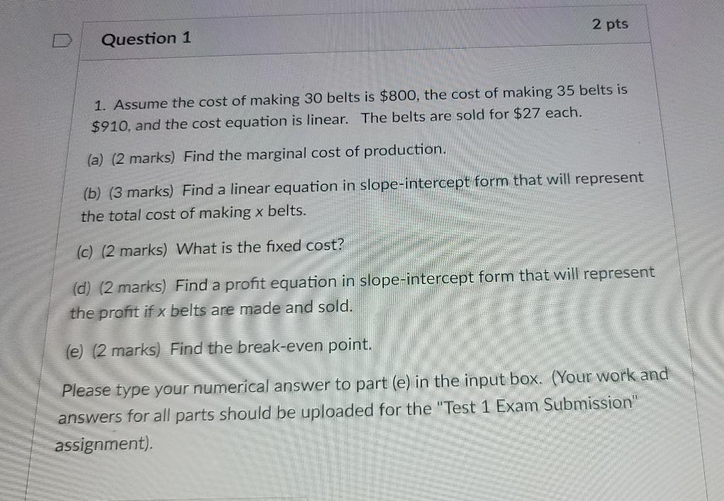 Solved QUESTION 01 SUBJECT: Quantitative Methods for | Chegg.com