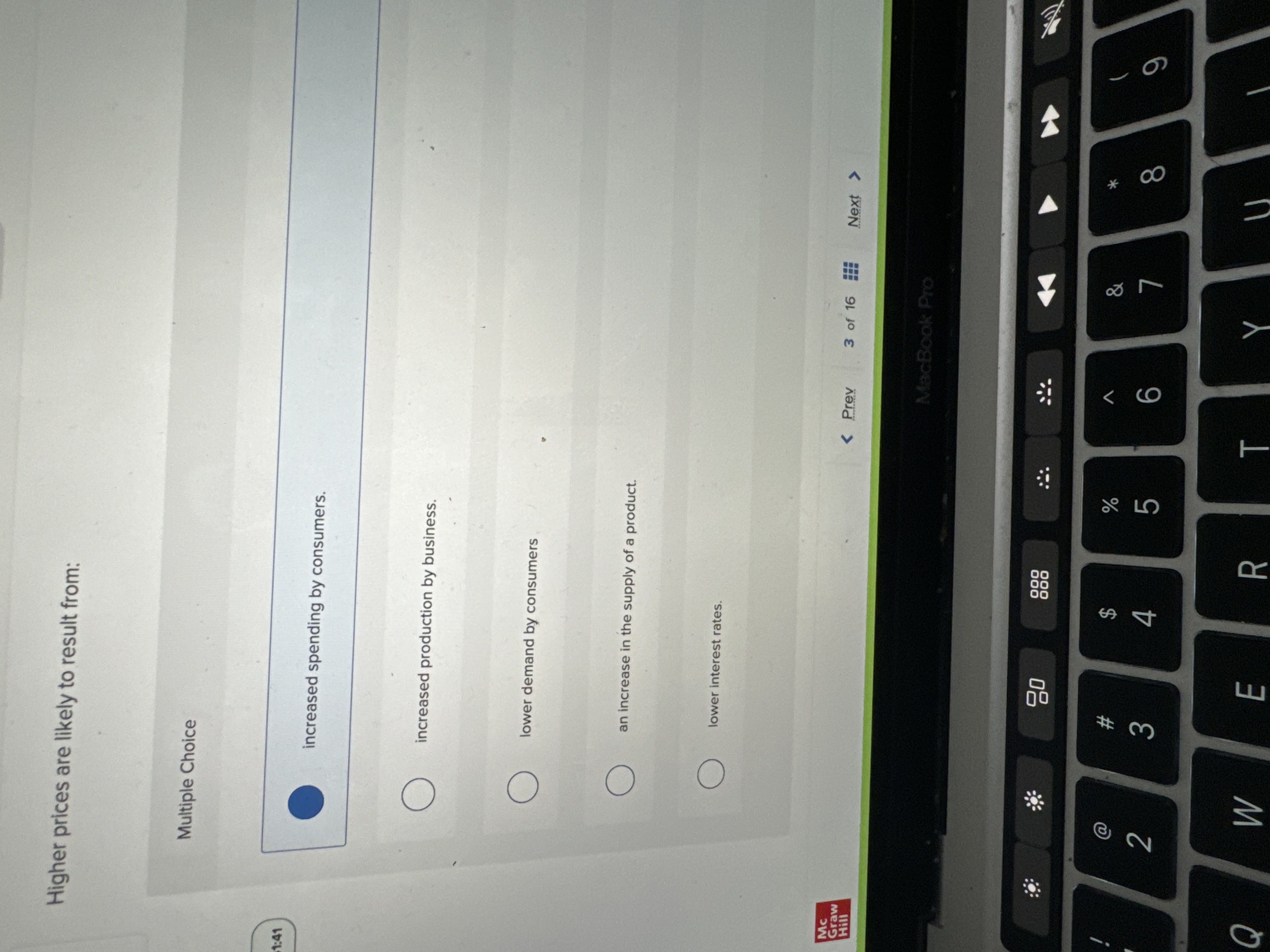 Solved Higher prices are likely to result from:Multiple | Chegg.com